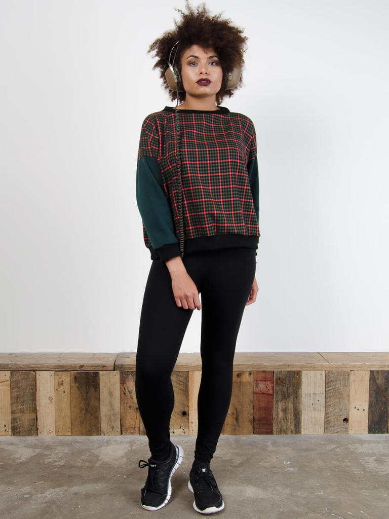 Box Jumper in Forest Plaid – Antiform