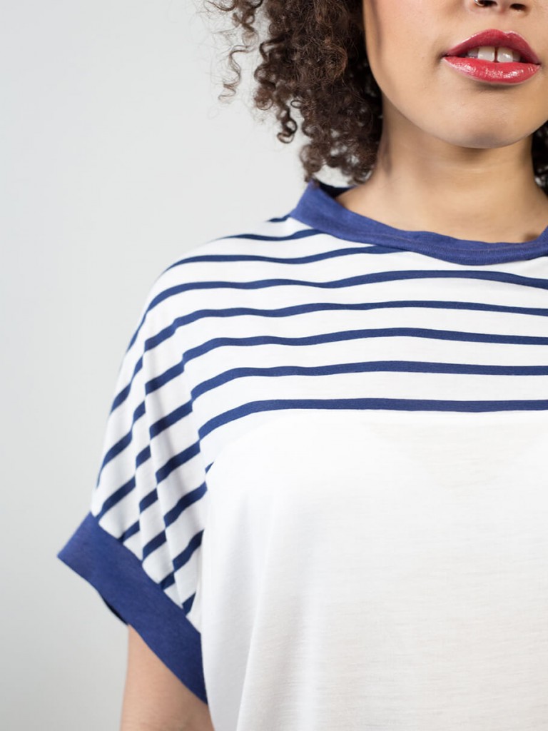 Line T in Indigo x Optic – Antiform